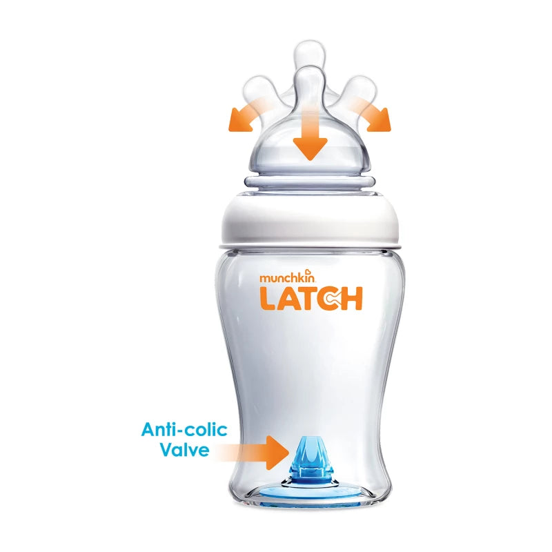 Munchkin Latch 8oz Bottle - 3pk – AlMashreq Library - مكتبة المشرق