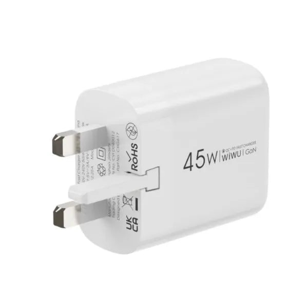 Wiwu Wi-U035 Ark 45w PD Fast Charger 3pin – AlMashreq Library - مكتبة ...